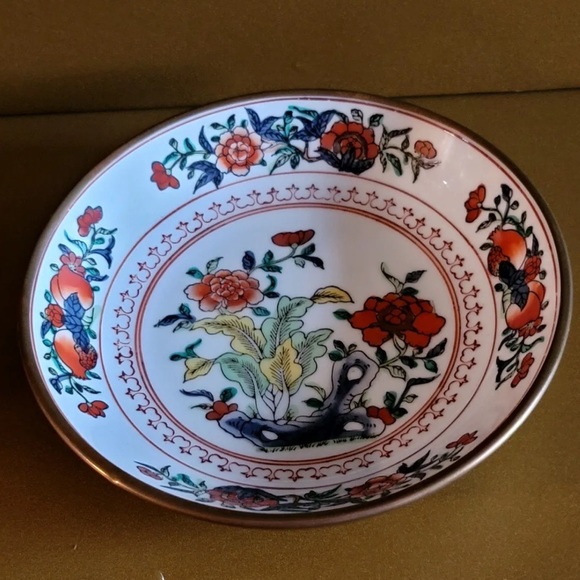 Accents | Antique Japanese Hand Painted Gold Imari Porcelain Plate ...